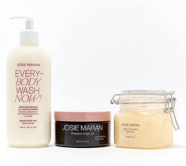JOSIE MARAN Cleanse Hydrate & Renew Argan 3pc. Full Body Set