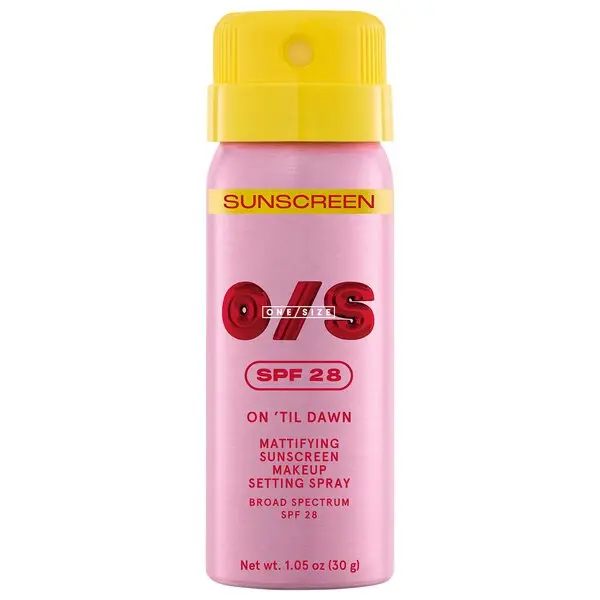 ONE/SIZE BY PATRICK STARRR Mini On 'til Dawn Mattifying Sunscreen Makeup Setting Spray Spf 28