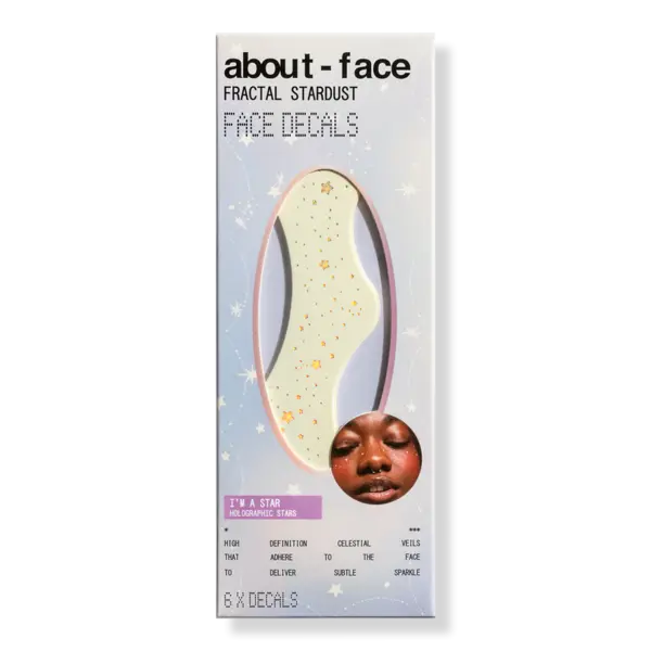ABOUT-FACE Fractal Stardust Face Decals I'm A Star