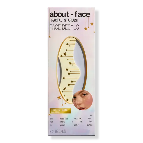 ABOUT-FACE Fractal Stardust Face Decals Celestial Shine
