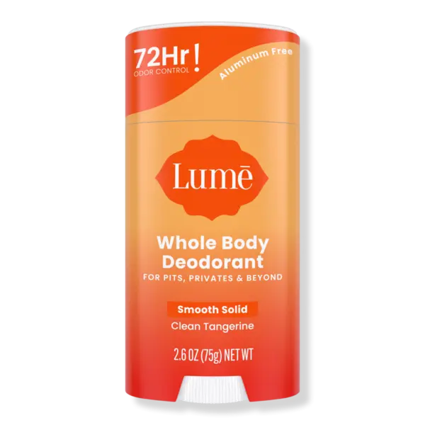 LUME Whole Body Deodorant Smooth Solid Clean Tangerine