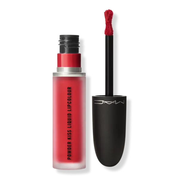 MAC COSMETICS Powder Kiss Liquid Lipcolor Longwear Lipstick - Ruby Boo