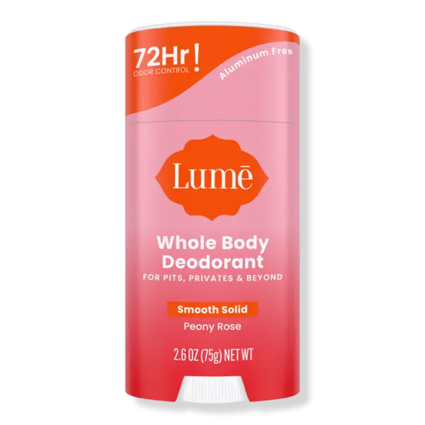 LUME Whole Body Deodorant Smooth Solid Peony Rose
