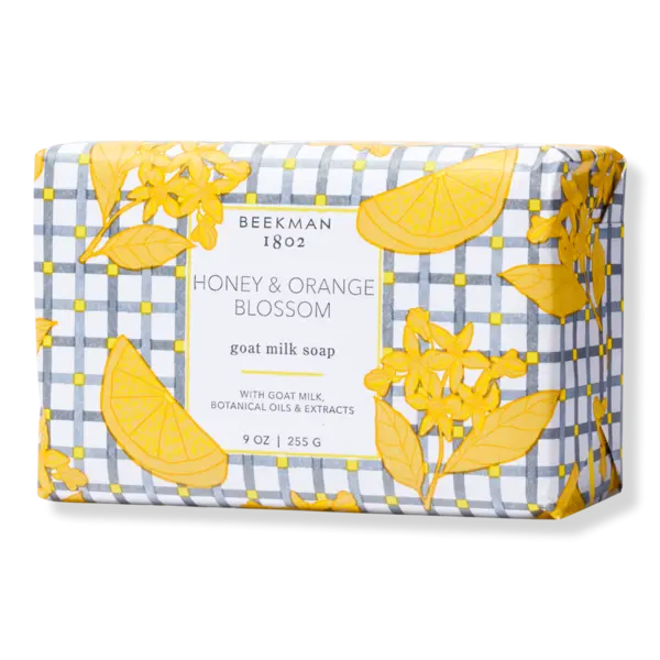 BEEKMAN 1802 Goat Milk Soap With Botanical Oils & Extracts Honey & Orange Blossom