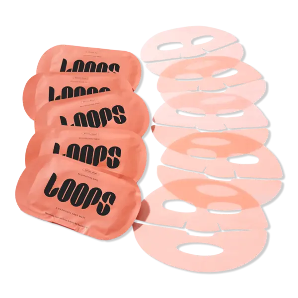 LOOPS BEAUTY Weekly Reset Rejuvenating Face Mask 5 Piece Set - One-color