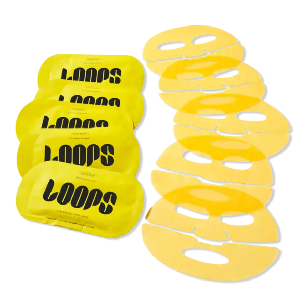 LOOPS BEAUTY Sunrise Service Brightening Face Mask 5 Piece Set