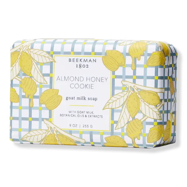 BEEKMAN 1802 Goat Milk Soap With Botanical Oils & Extracts Almond Honey Cookie