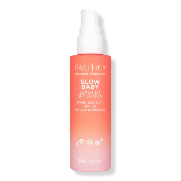 PACIFICA Glow Baby Super Lit Spf 30 Face Lotion Uva/uvb Mineral Sunscreen