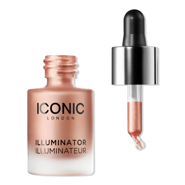 ICONIC LONDON Illuminator Liquid Shimmer Highlighter Drops - Blush