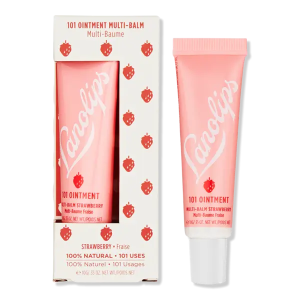 LANOLIPS Strawberry 101 Ointment Multi-balm Dry Lips Treatment
