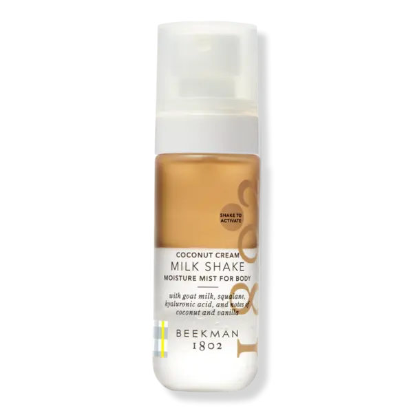 BEEKMAN 1802 Travel Shake Moisture Mist For Body Coconut Cream