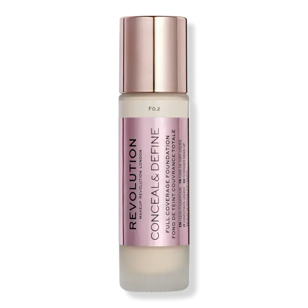 REVOLUTION BEAUTY Conceal & Define Full Coverage Foundation - F0.2