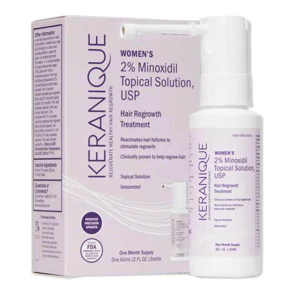 KERANIQUE Hair Regrowth Sprayer For 30 Day Supply - One-color