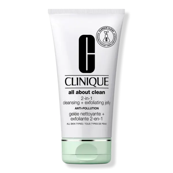 CLINIQUE All About Clean 2-in-1 Face Cleansing + Exfoliating Jelly Cleanser With Salicylic Acid - One-color