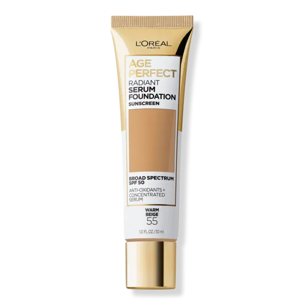 L'OREAL Age Perfect Radiant Serum Foundation - 55 Warm Beige
