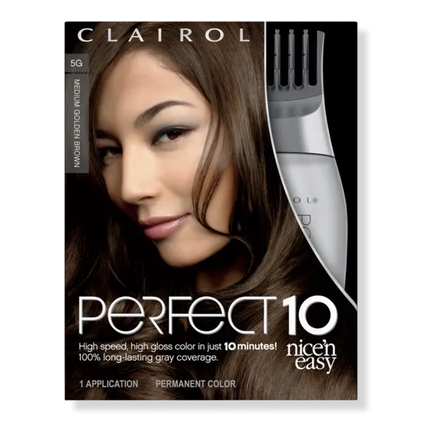 CLAIROL Perfect 10 Nice 'n Easy Hair Color - Medium Golden Brown 5g
