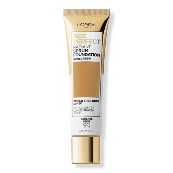 L'OREAL Age Perfect Radiant Serum Foundation - 90 Caramel Beige