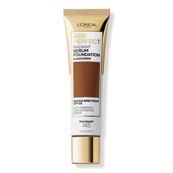 L'OREAL Age Perfect Radiant Serum Foundation - 145 Mahogany