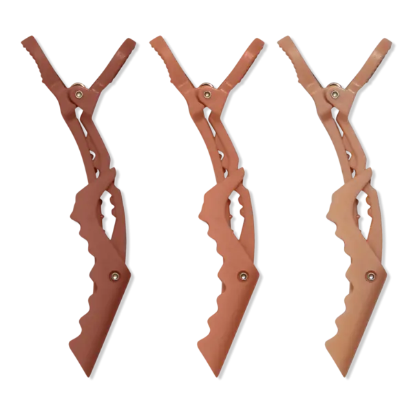 KITSCH 3-piece Crocodile Hair Clips