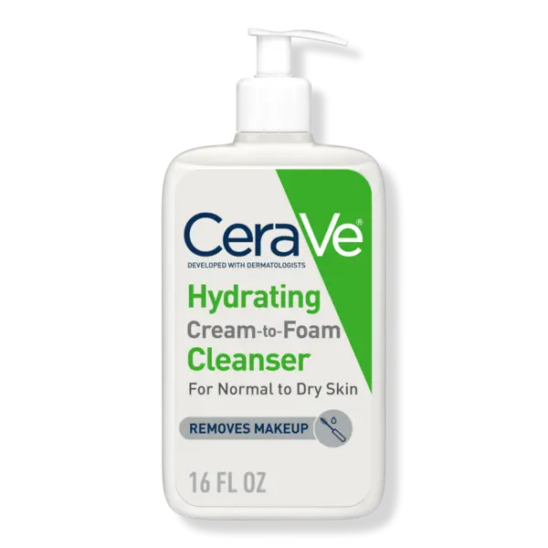 Cerave Hydrating Cream-to-foam Cleanser
