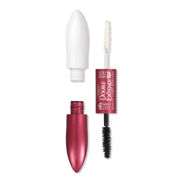 L'OREAL Double Extend Beauty Tubes Lengthening Mascara - Blackest Black