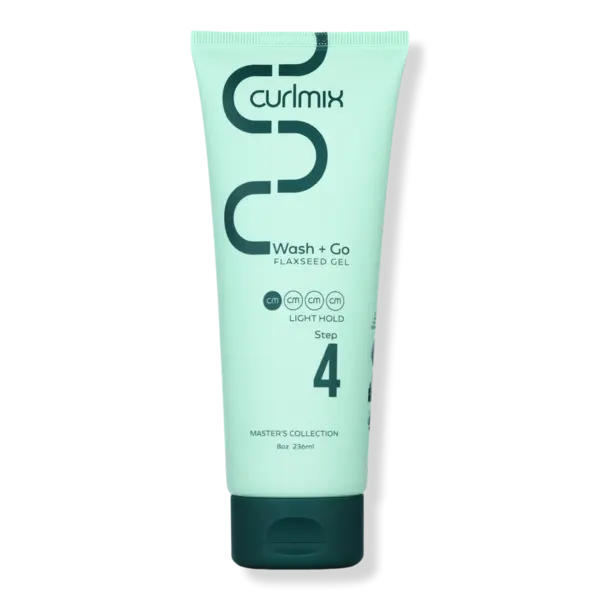 CURLMIX Wash And Go Flaxseed Gel For Curly Hair Light Hold