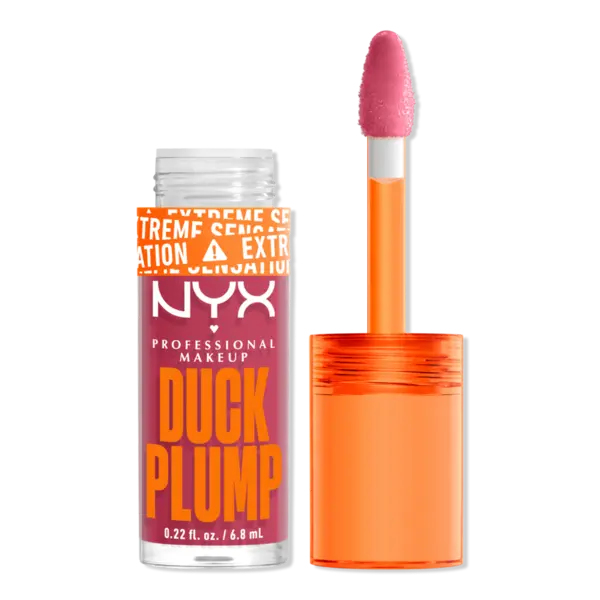 NYX PROFESSIONAL MAKEUP Duck Plump High Pigment Lip Plumping Gloss - Strike A Rose