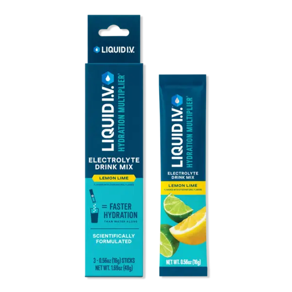 LIQUID I.V. Hydration Multiplier Electrolyte Drink Mix Lemon Lime