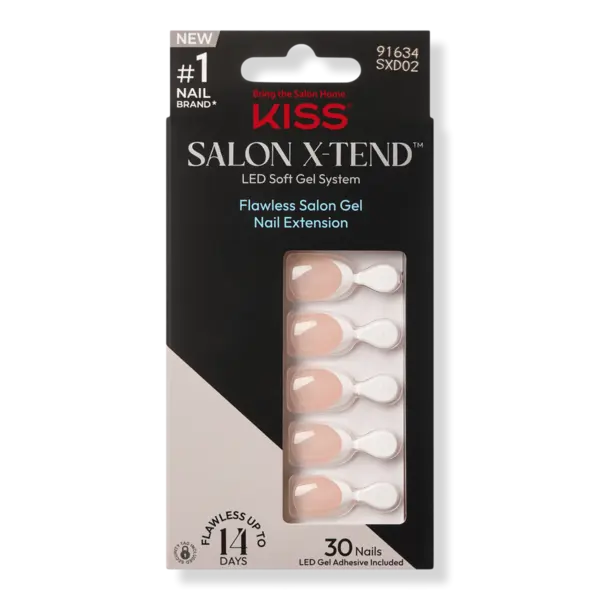 Kiss Salon X-tend Led Soft Gel System Design Nails - Nonsense