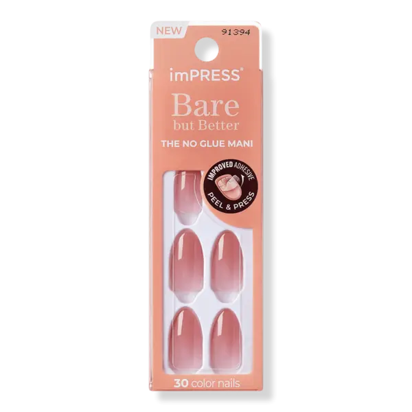 Kiss Impress Solid Color Medium Press On Nails
