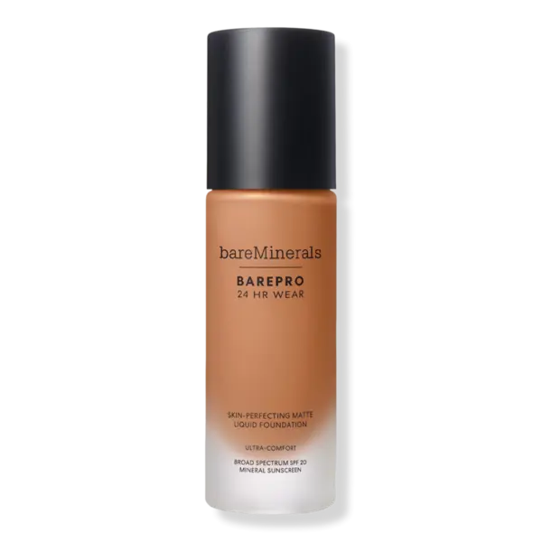 BAREMINERALS Barepro 24hr Wear Skin-perfecting Matte Liquid Foundation Mineral Spf 20 - Medium Deep 46 Cool