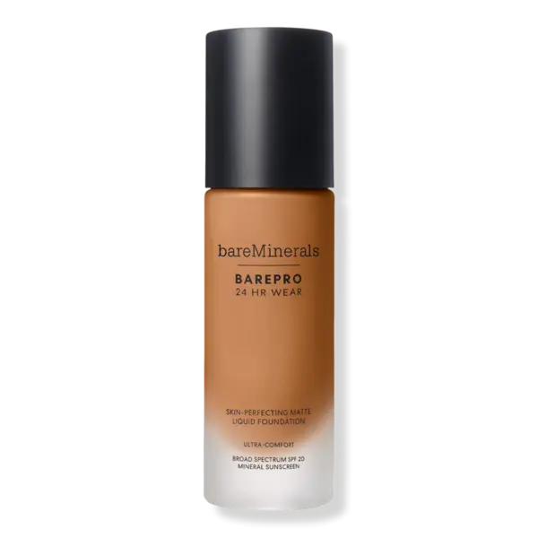 BAREMINERALS Barepro 24hr Wear Skin-perfecting Matte Liquid Foundation Mineral Spf 20 - Medium Deep 46 Neutral