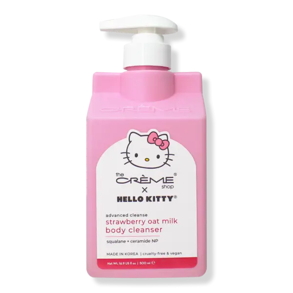 THE CREME SHOP Hello Kitty Advanced Body Cleanser Strawberry Oat Milk