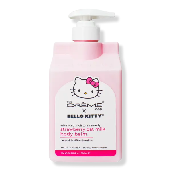 THE CREME SHOP Hello Kitty Moisture Remedy Body Balm Strawberry Oat Milk