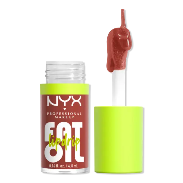 NYX PROFESSIONAL MAKEUP Fat Oil Lip Drip Vegan Lip Oil - Splash Of Cream