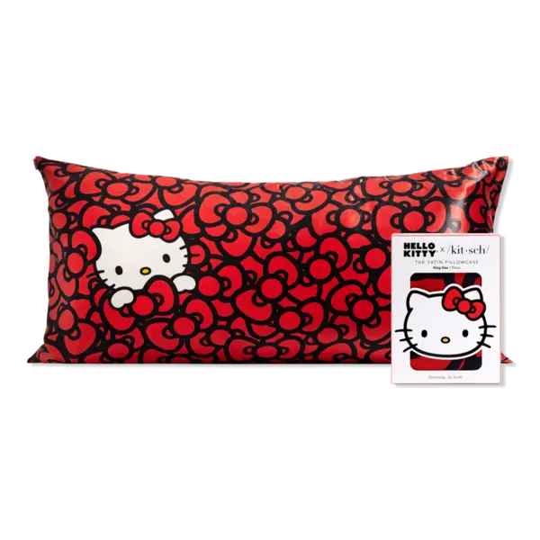 KITSCH Hello Kitty X King Pillowcase Kitty Bathes In A Sea Of Bows