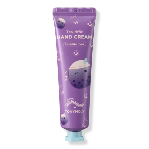 TONYMOLY Squishmallows Hydrating Hand Cream Poplina Tea-riffic Bubble Tea