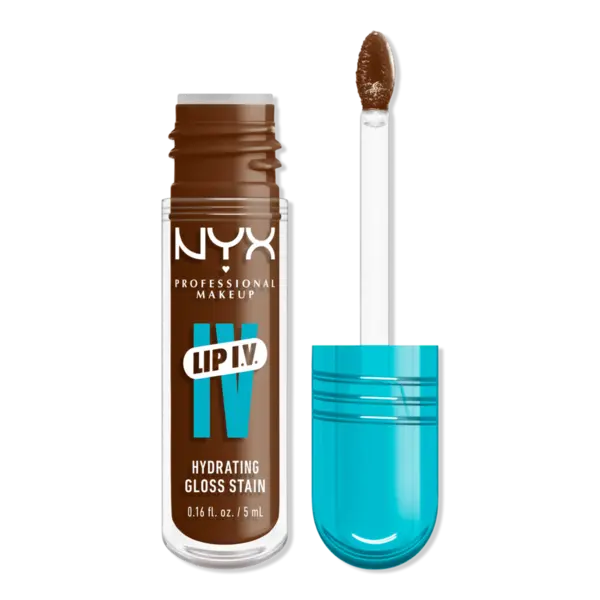 NYX PROFESSIONAL MAKEUP Lip Iv Hydrating Gloss Stain - Cocoa Quench