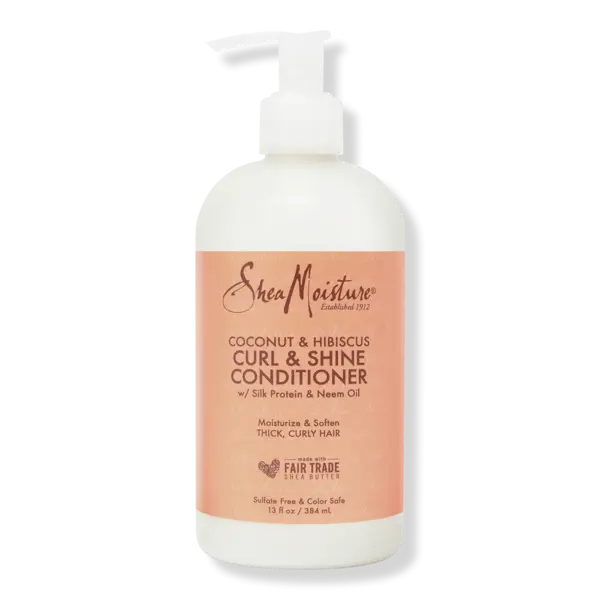 SHEAMOISTURE Curl & Shine Coconut & Hibiscus Conditioner