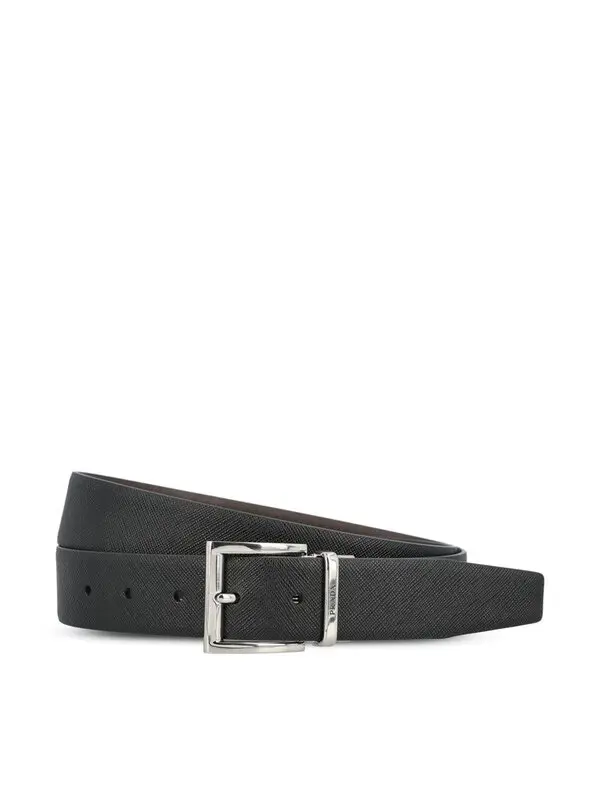 Prada Saffiano Leather Reversible Belt