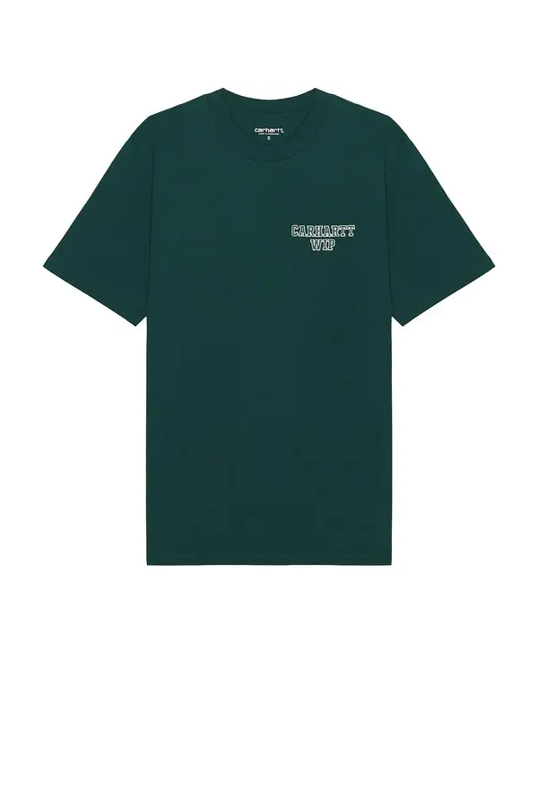 Carhartt Work In Progress Alumni T-shirt In Dark Green - Dark Fir