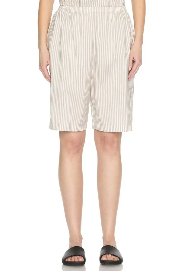 THE ROW Zinnia Short - White & Grey