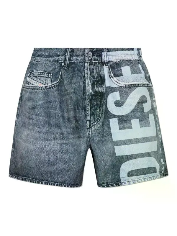 Diesel Logo-print Swim Shorts