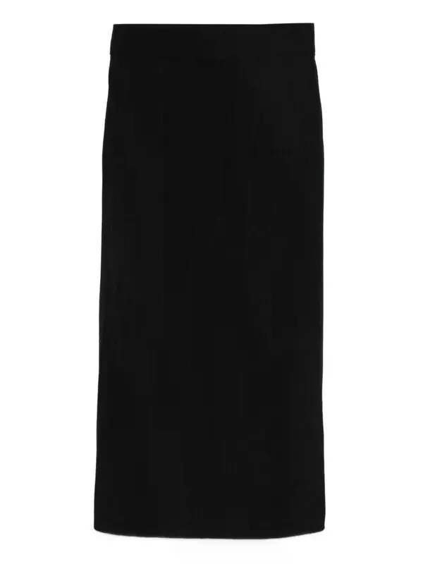 JOSEPH Ribbed Pencil Skirt - Black