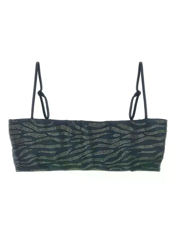 MC2 SAINT BARTH Athena Bikini Top - Grey
