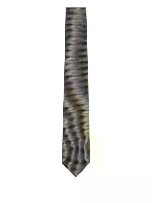 Hugo Boss Jacquard Silk Tie - Grey