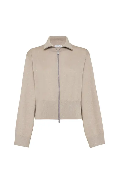 Brunello Cucinelli Lightweight Knit Cardigan - Camel