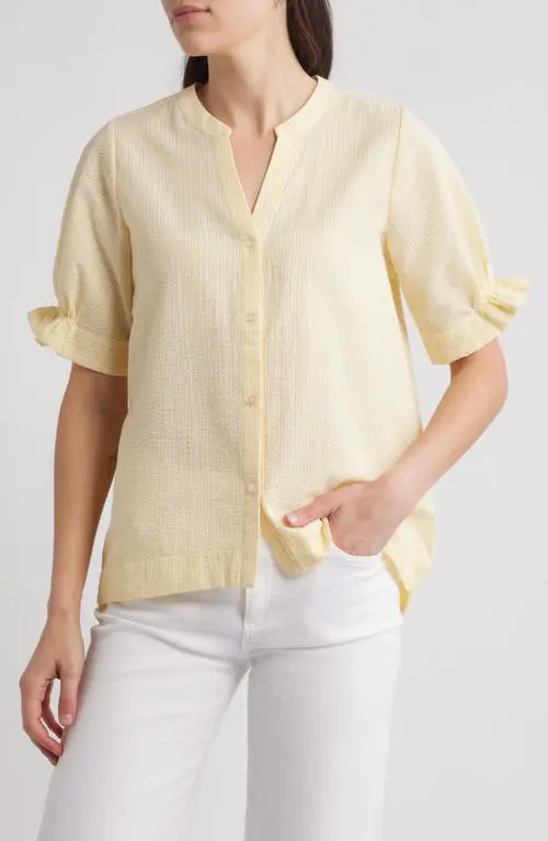 Bobeau Seersucker Button-up Shirt