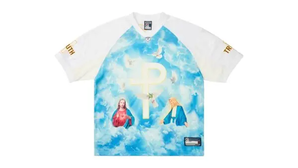 PALACE 1 Truth Jersey - White