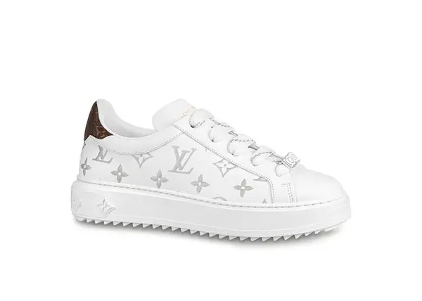 LOUIS VUITTON Time Out Debossed Monogram Sneakers